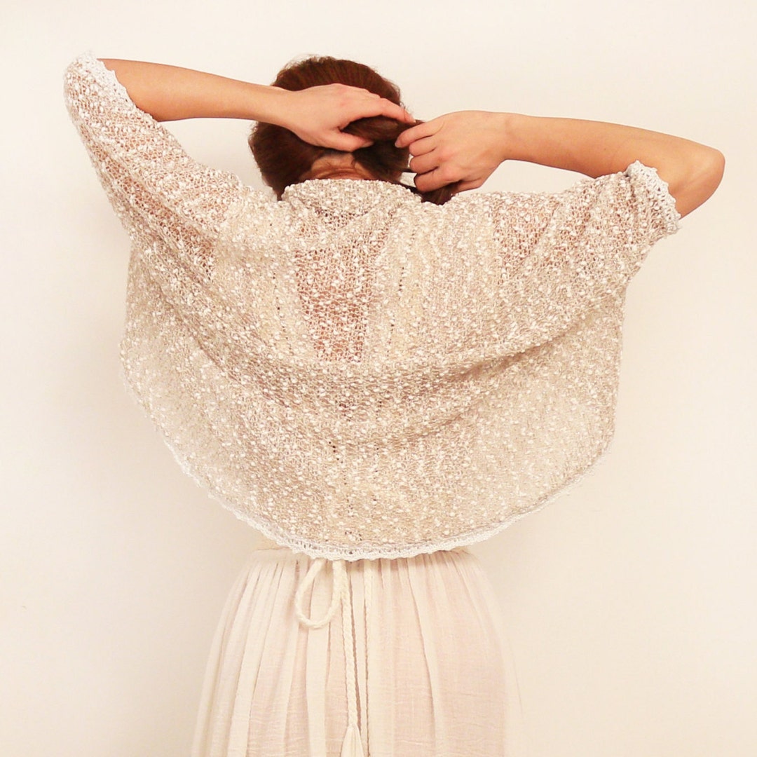 Bridal Wrap Bridal Bolero Bridal Shawl Casual Bolero Boho - Etsy