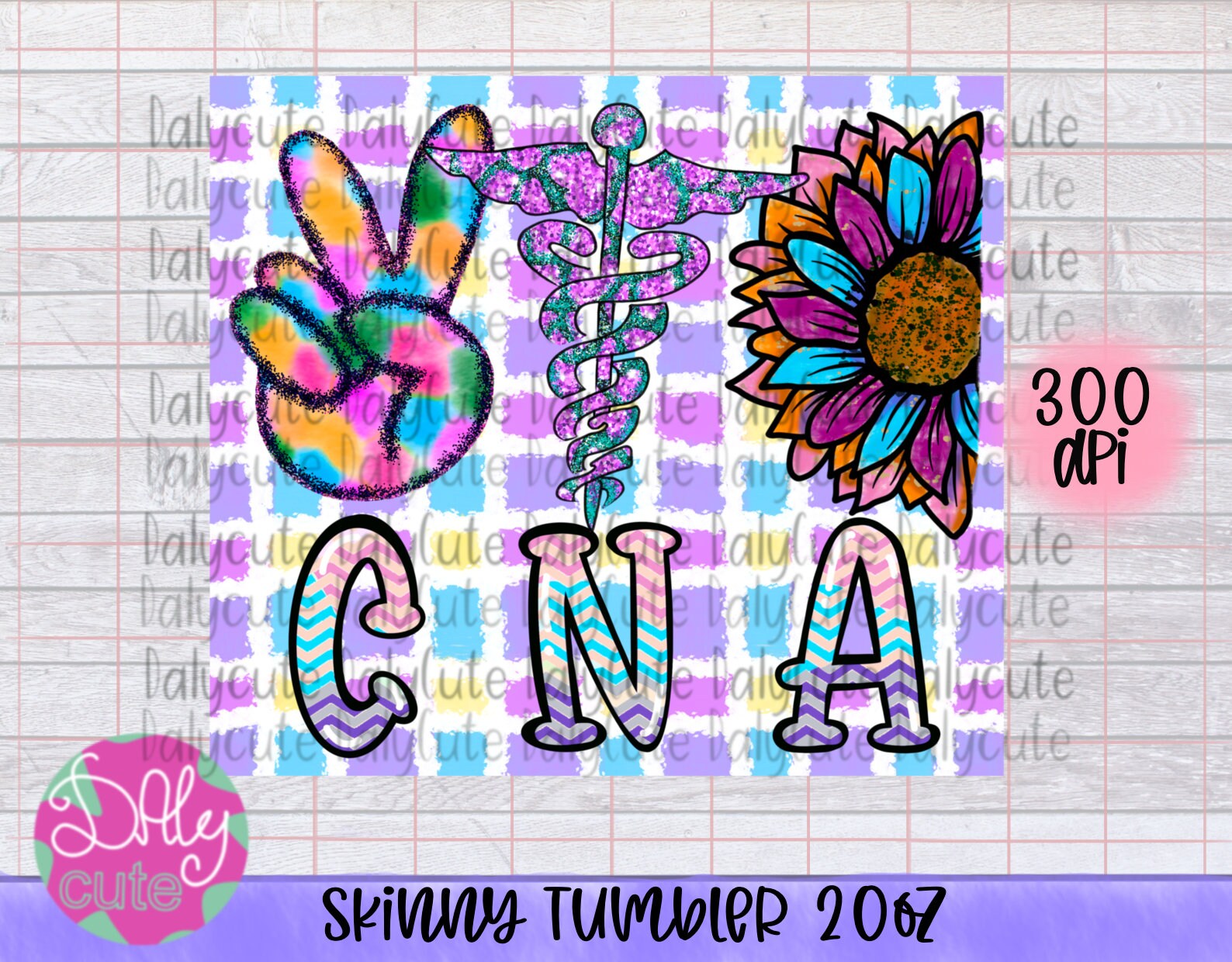 Peace Love CNA Tumbler PNG Cna Sublimation Sunflower Cna - Etsy