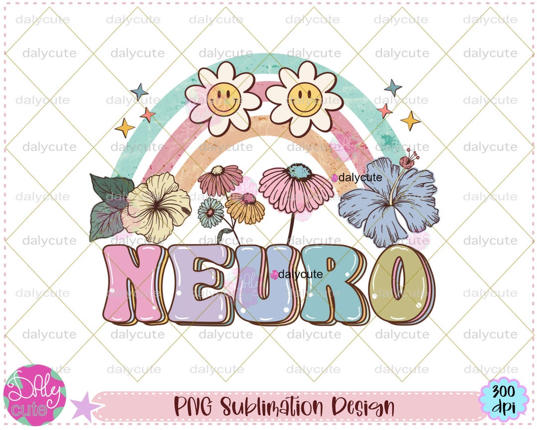 Neuro Crew Png, Spring Neuro Png, Neurología Png, Rainbow Boho Png ...