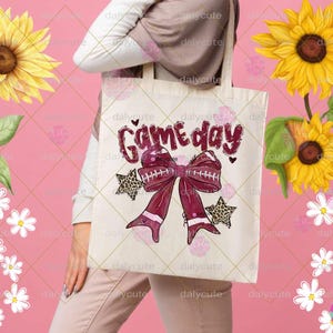 Coquette Football Maroon PNG, Game Day Png, Leopard Print Maroon Bow ...