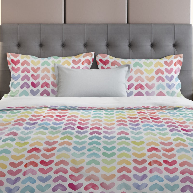 Heart Bedding - Etsy