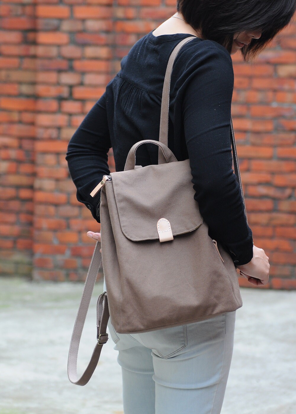 Simple Day Casual Backpack Bag PDF Sewing Pattern With - Etsy