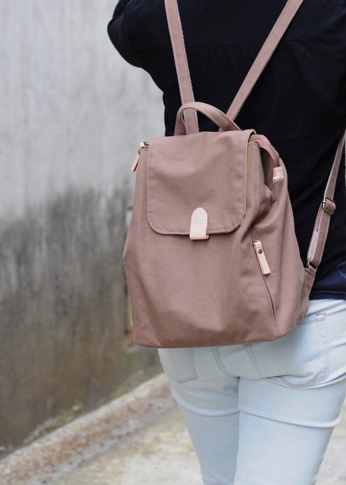 Simple Day Casual Backpack Bag PDF Sewing Pattern With - Etsy