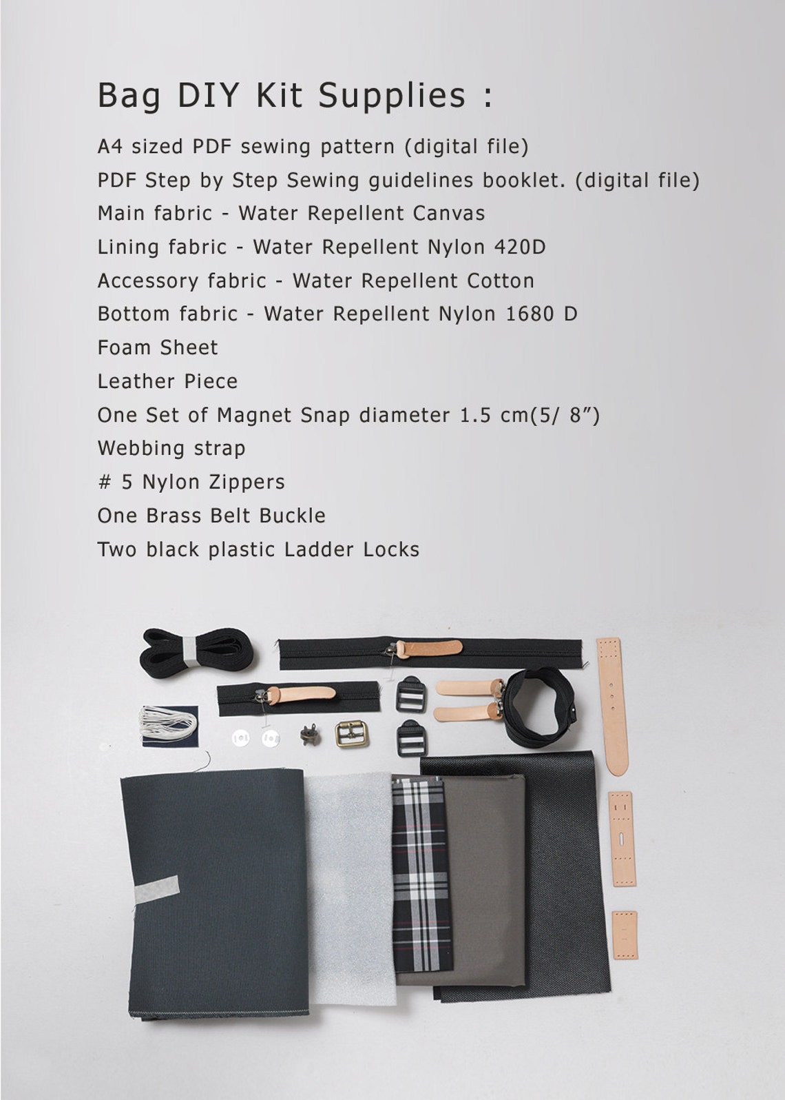 Freedom Backpack Unisex Backpack bag DIY Kit With Sewing - Etsy