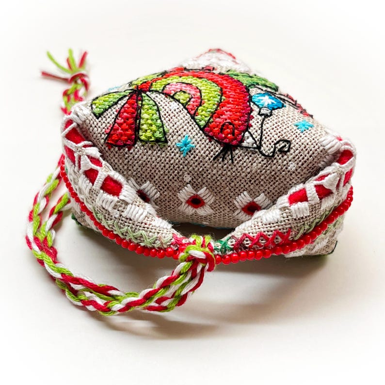 Christmas Bird Pendibule - Cross Stitch and Hardanger PDF Pattern ...