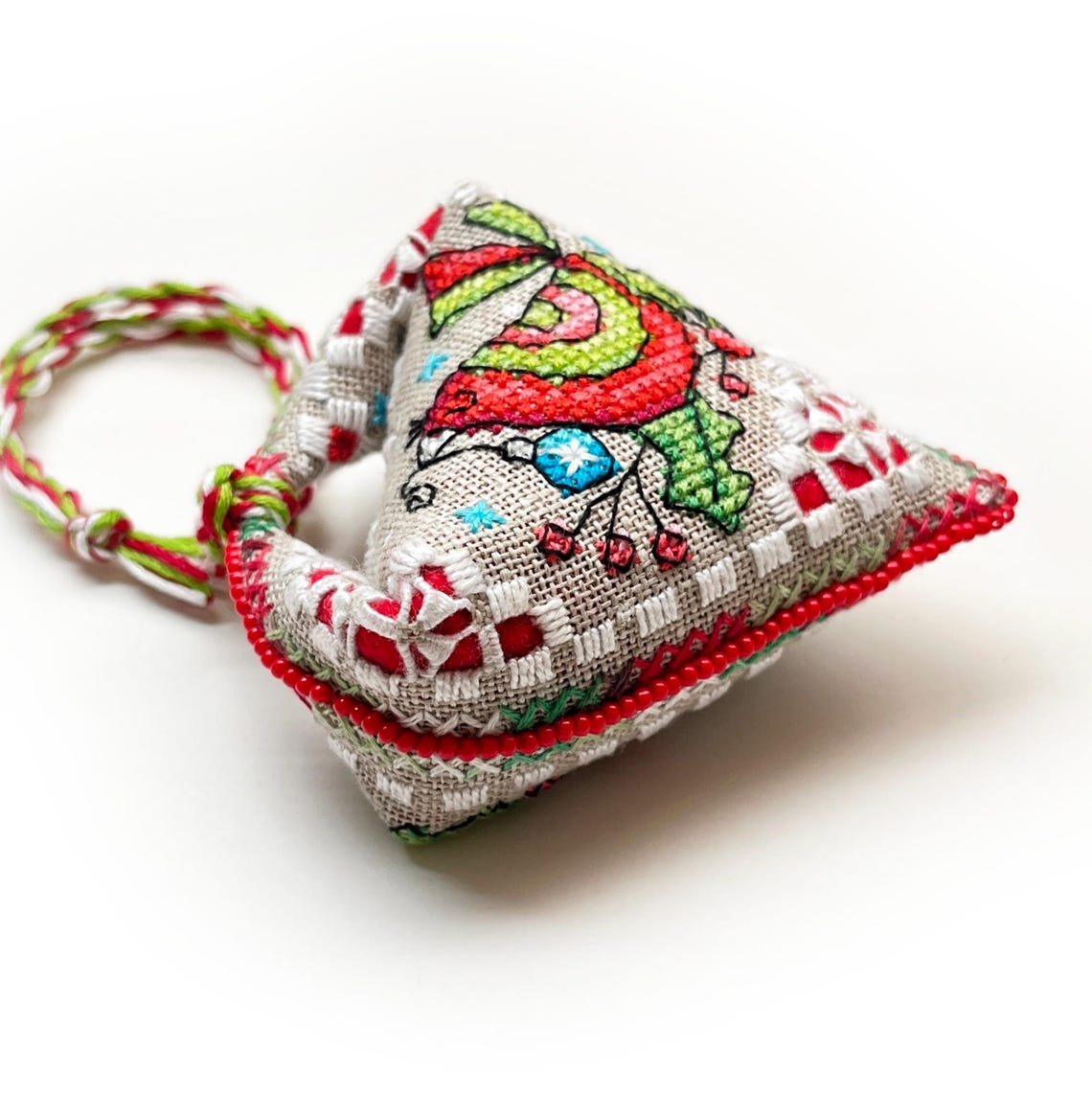 Christmas Bird Pendibule - Cross Stitch and Hardanger PDF Pattern ...