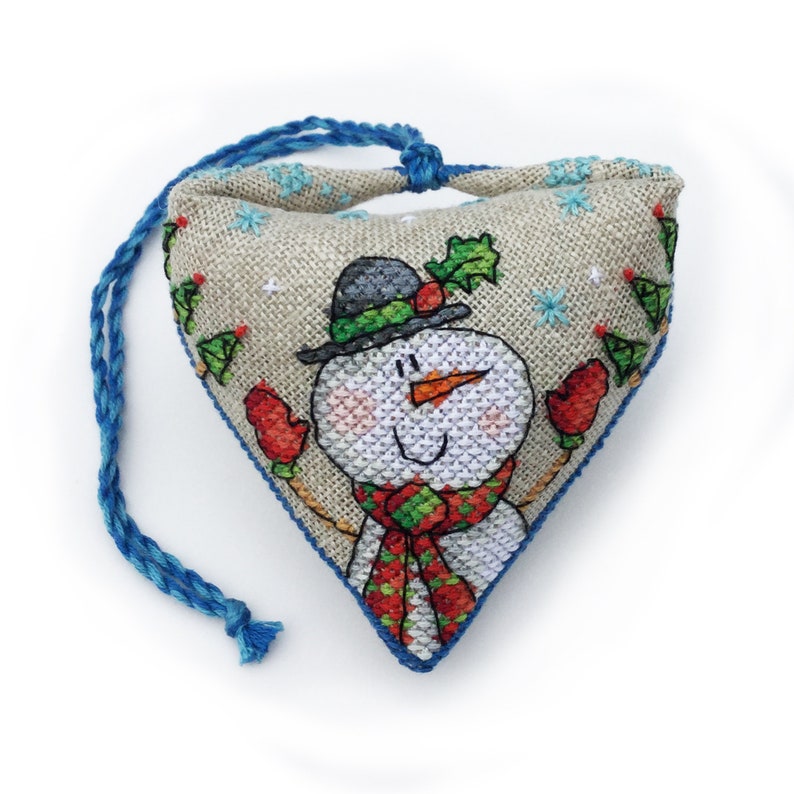 Snowman Pendibule Ornament - Number 3 - Durene J Cross Stitch ...
