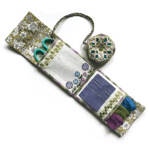 Cat Scissor Case and Fob - Cross Stitch and Hardanger Pattern - Durene ...
