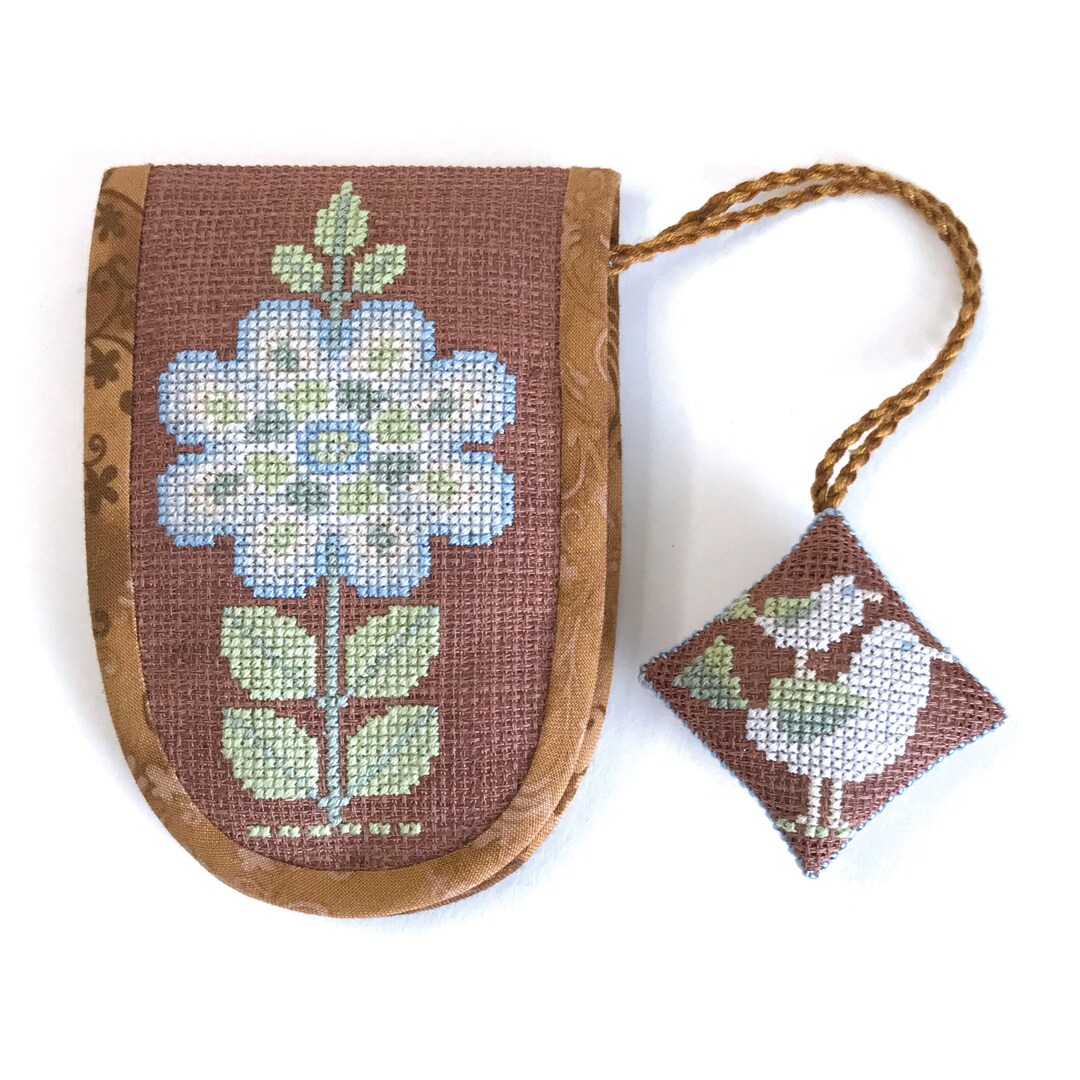 Floral Scissor Case and Fob - Durene J Cross Stitch Pattern - DJXS2482 ...