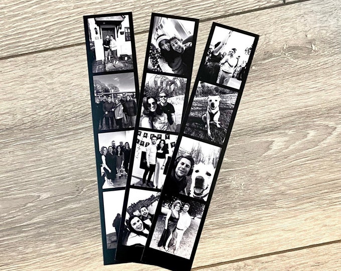 Personalised Photo Strip, Retro Style Photo Booth Strip, Photo Print ...