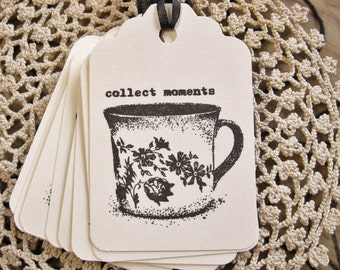 Tea cup tags | Etsy