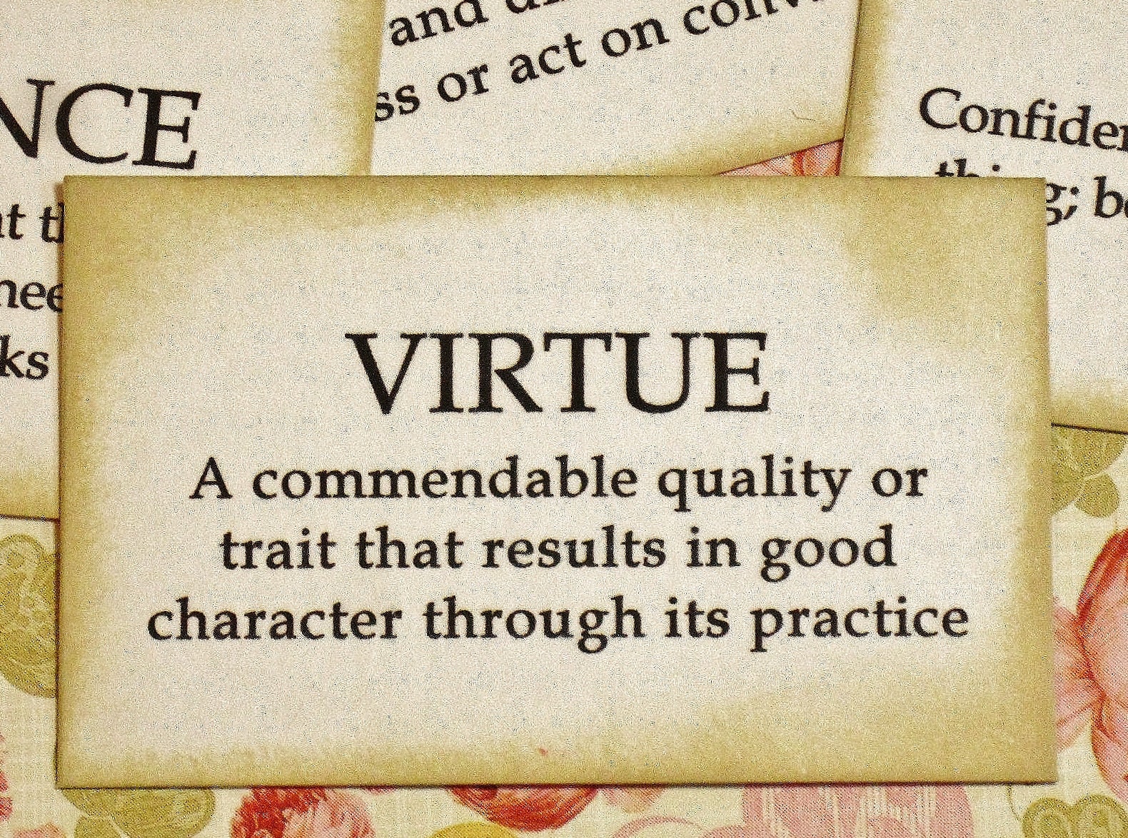 Character Trait Definition Flashcards Set 2 Set of 18 | Etsy