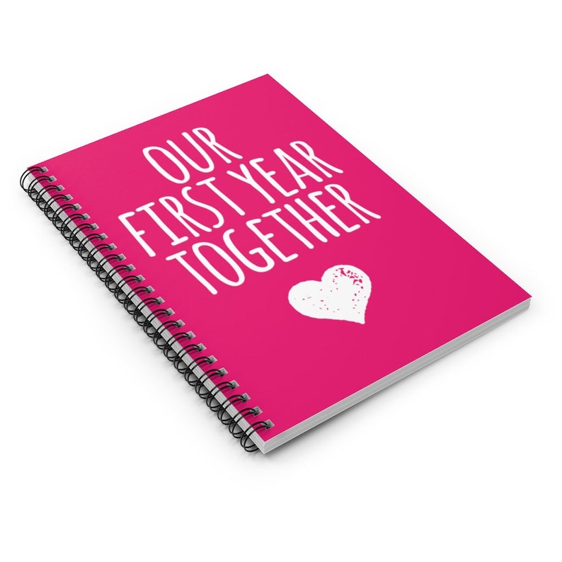 Our First Year Together Journal 1 Year Anniversary Notebook - Etsy