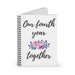 Our Fourth Year Together Journal 4 Year Anniversary Notebook - Etsy