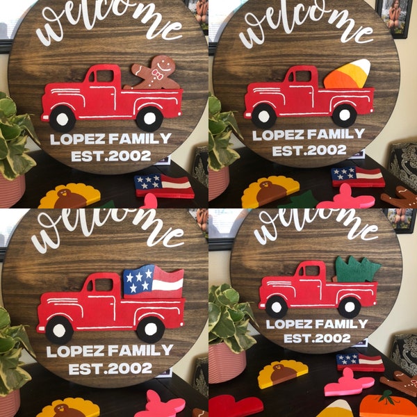 Interchangeable Holiday Signs - Etsy