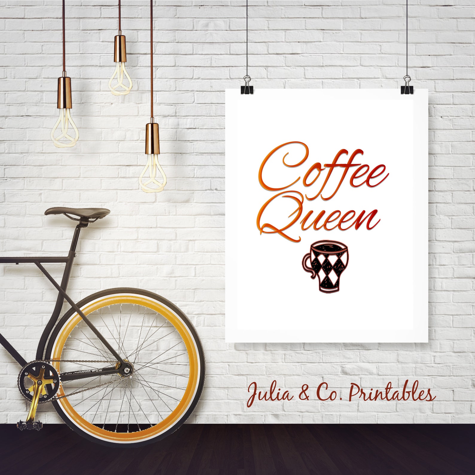 Coffee Queen, Coffee Lover, Coffee Art Print, Coffee Bar, Caffeine ...