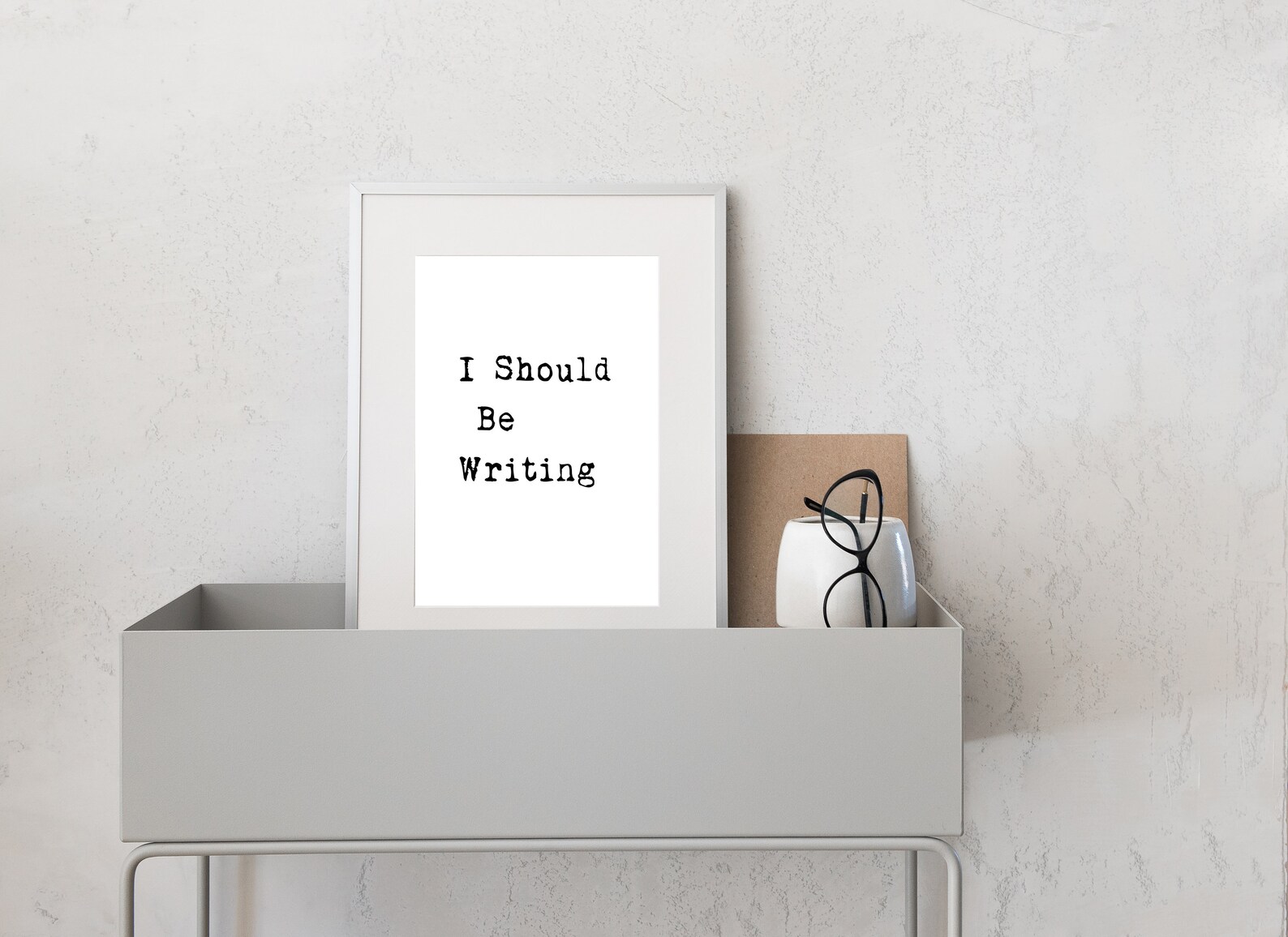 I Should Be Writing, Writers Office, Writing Gift, Home Office Decor ...