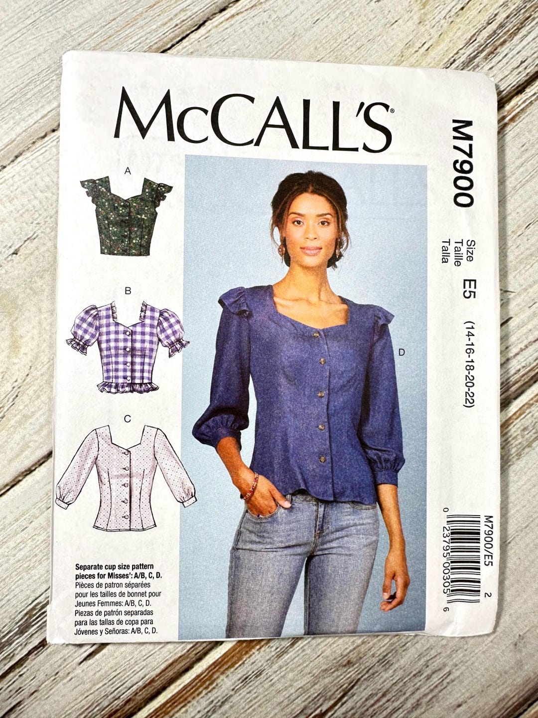 Women’s Shirt Sizes 14-22. Fitted Top Blouse Button-up, Elastic ...