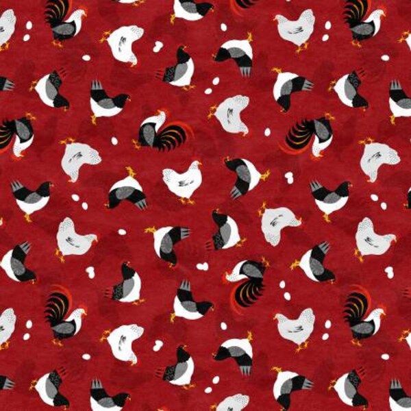 Chicken Fabric - Etsy
