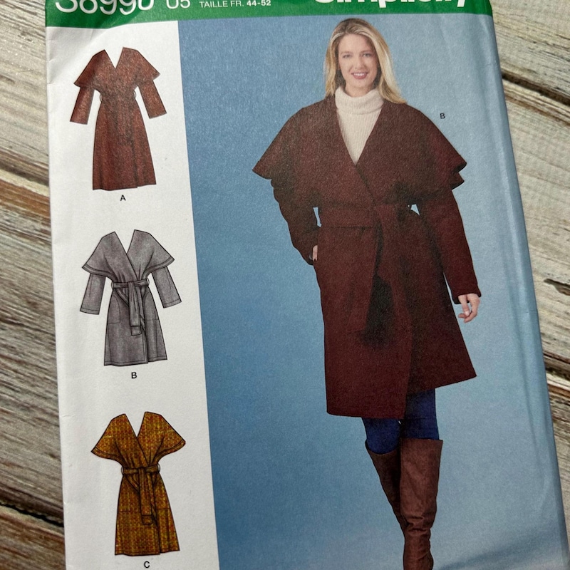 Wrap Coat Pattern - Etsy