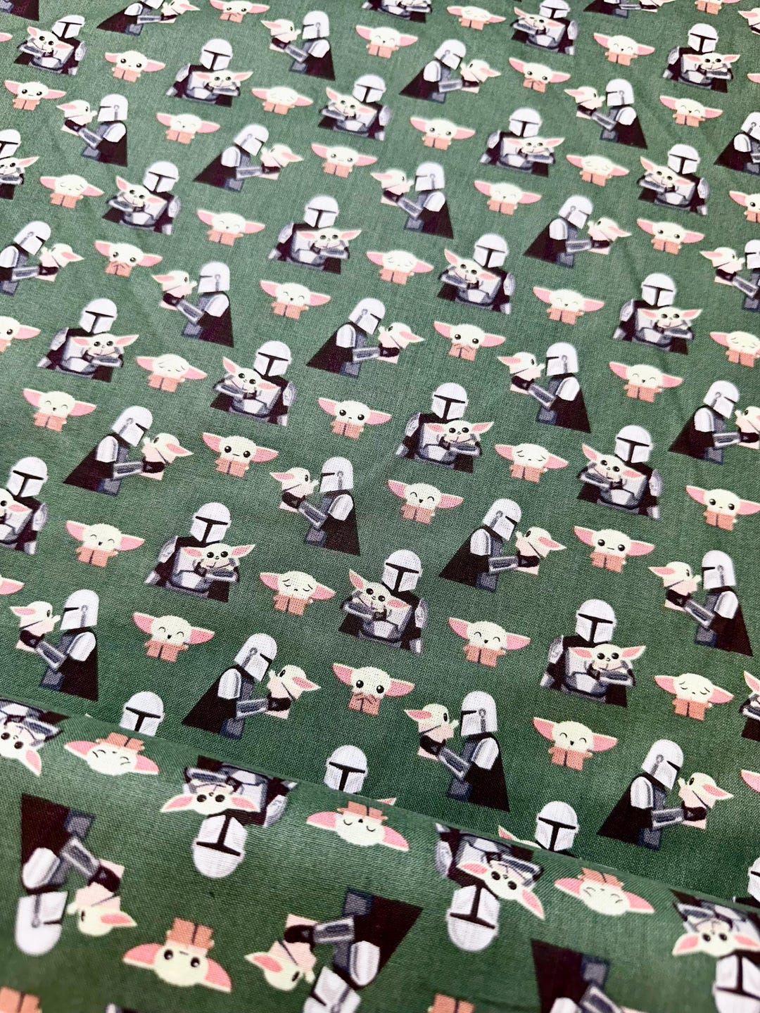 Star Wars Mandalorian He Comes With Me 100 Quilting Cotton . Mando the ...