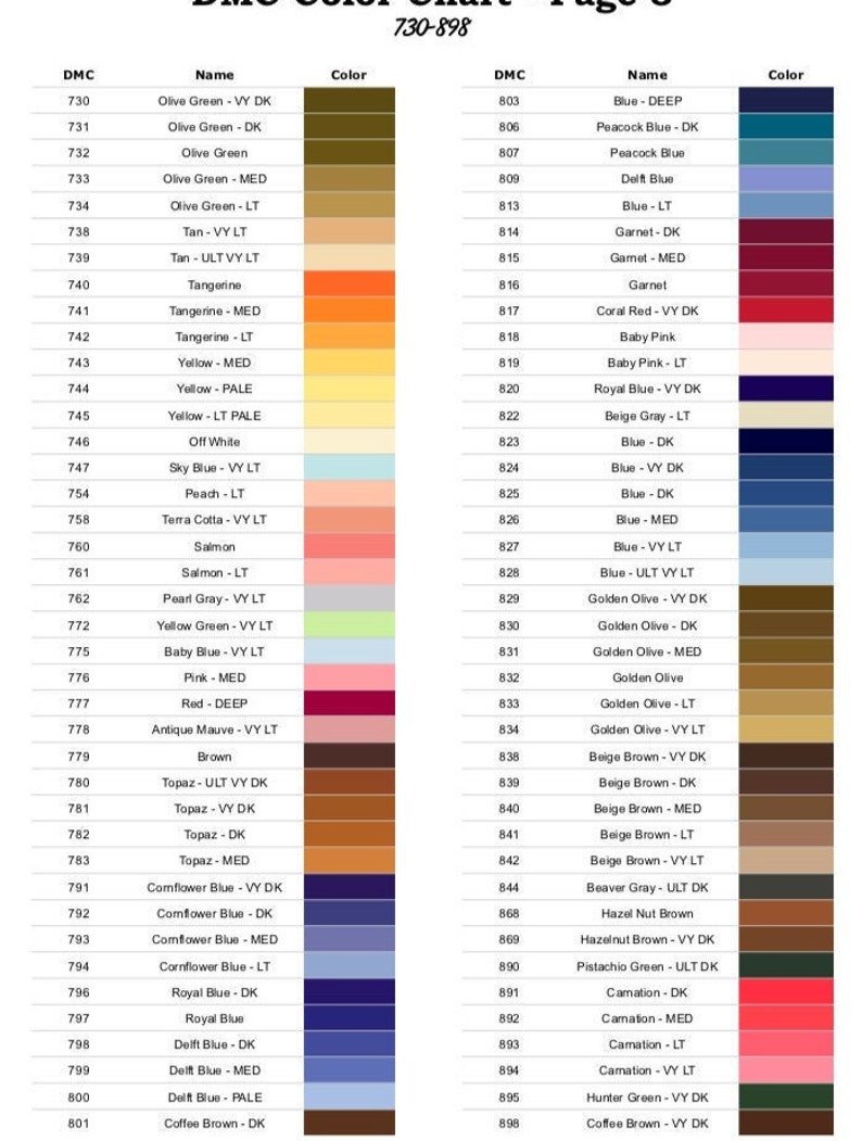 Square Diamond Drills 445 Colors DMC Replacement Diamonds - Etsy