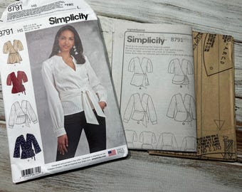 Women’s Plus Duster Kimono Jacket Buttoned Midriff. Sizes 14-22. Paper ...