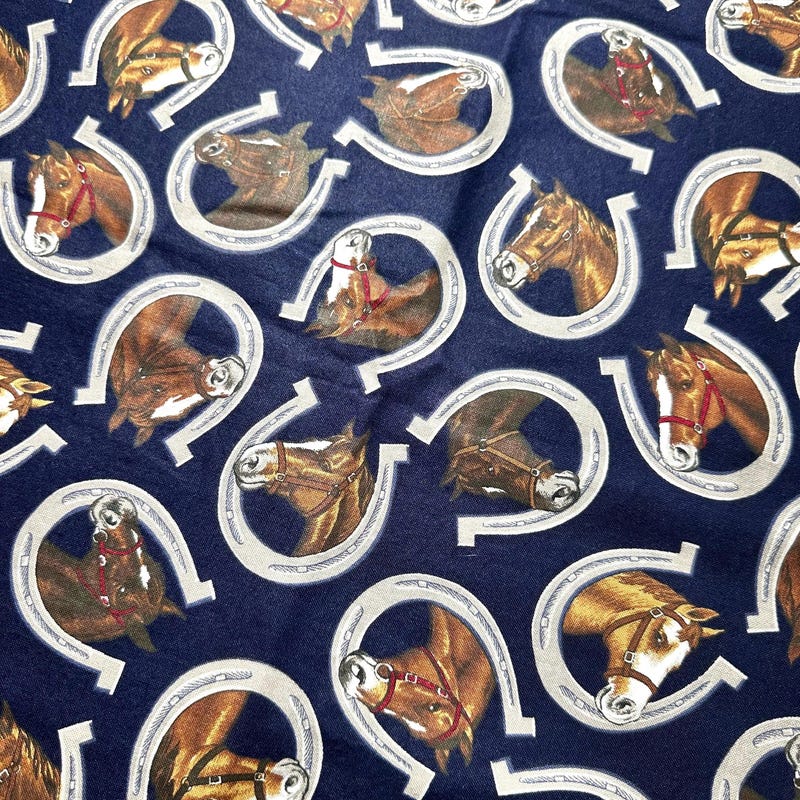 Horse Print Fabric - Etsy Canada
