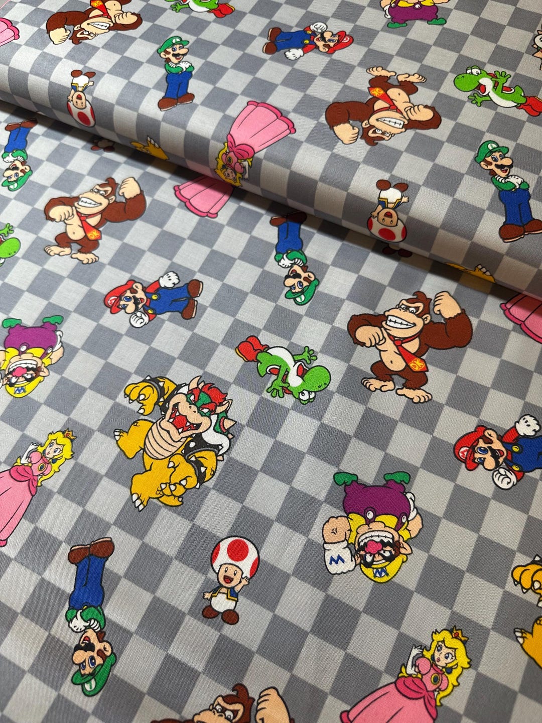 Nintendo Mario Fabric From Springs Creative Multi Collection. Quilting ...