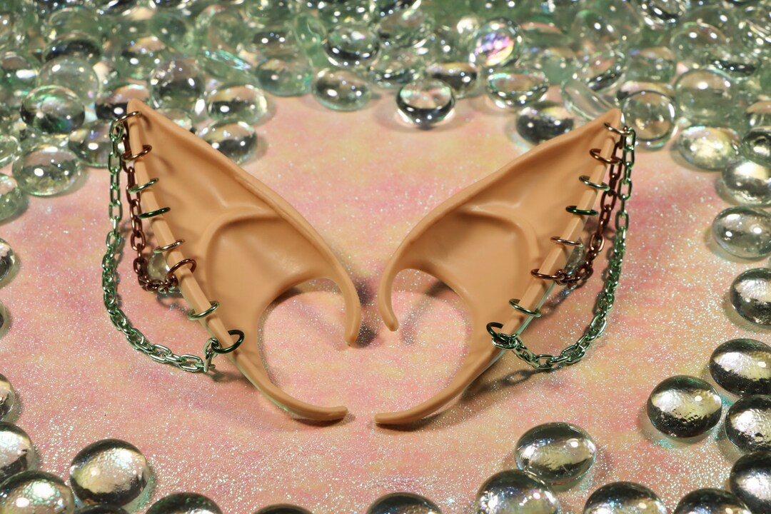 Custom Slip-on Elf Fairy Ears With Looped Chains - Etsy