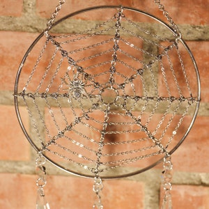 Spider's Web Chainmaille Wall Hanging and Sun Catcher - Etsy