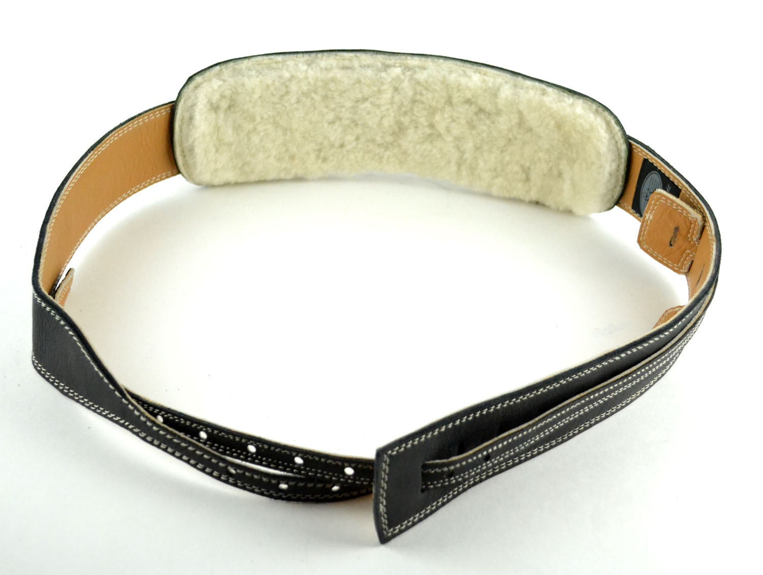 Leather Banjo Strap Handmade With Soft Sheep's Wool | Etsy