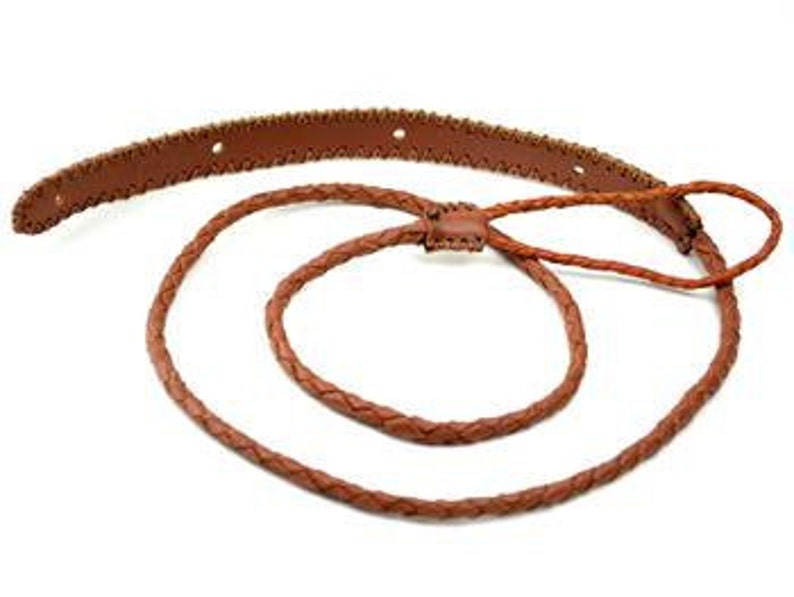 Leather Mandolin Strap Round Braided Brown Leather Handmade - Etsy UK