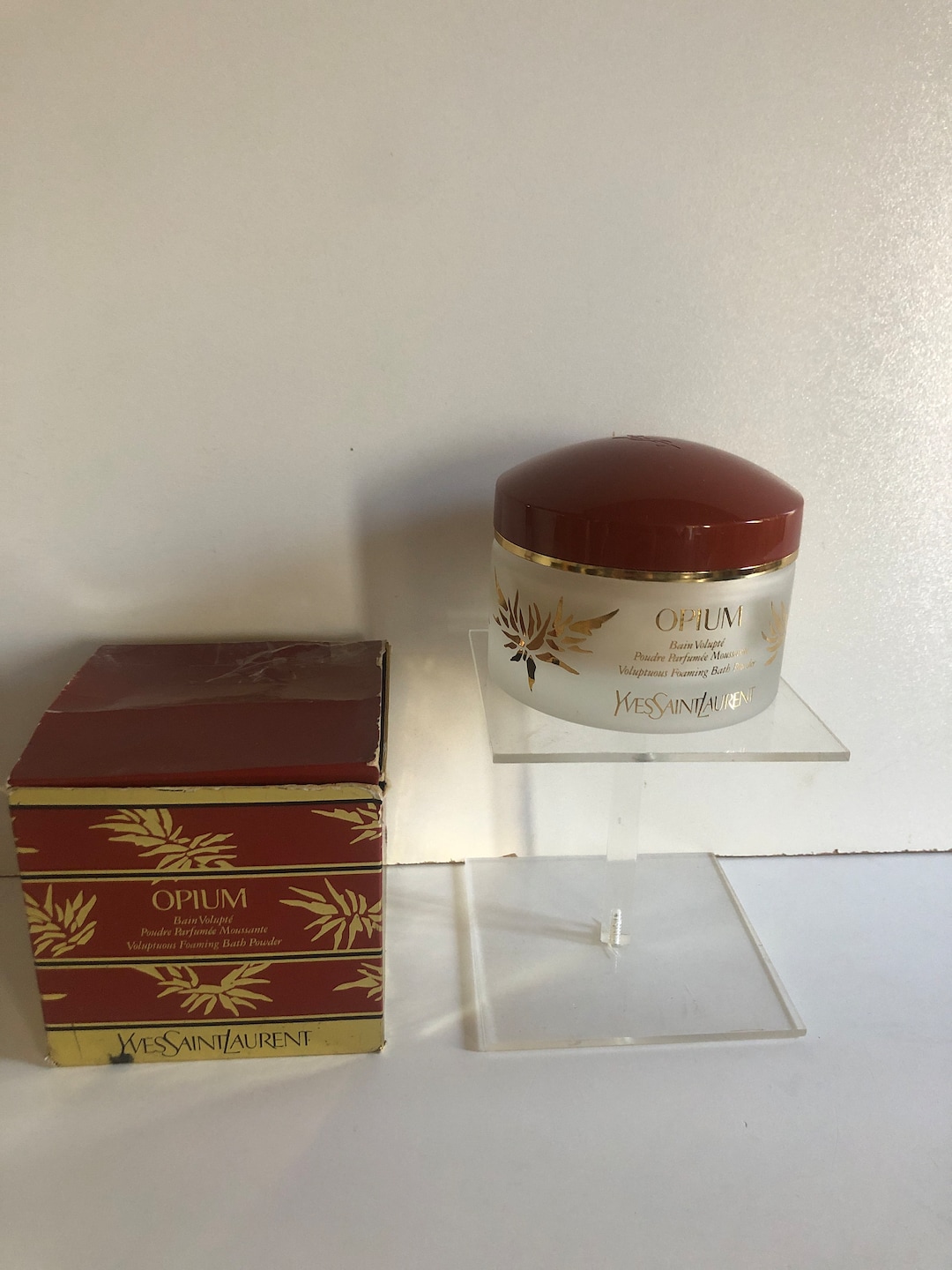 Yves Saint Laurent Opium Perfumed Foaming Powder Sensual Bath - Etsy