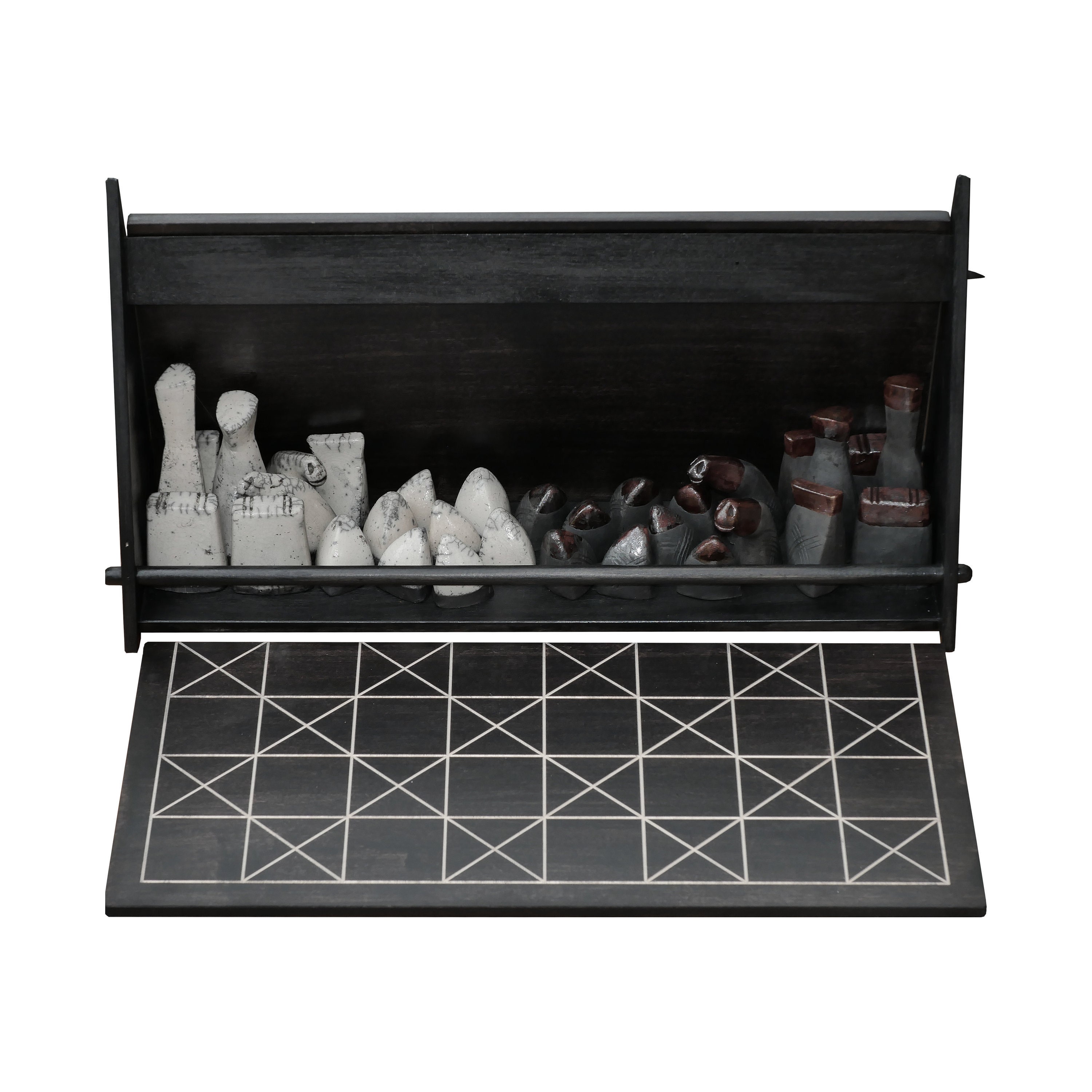 Raku Ceramic Chess Set - Etsy