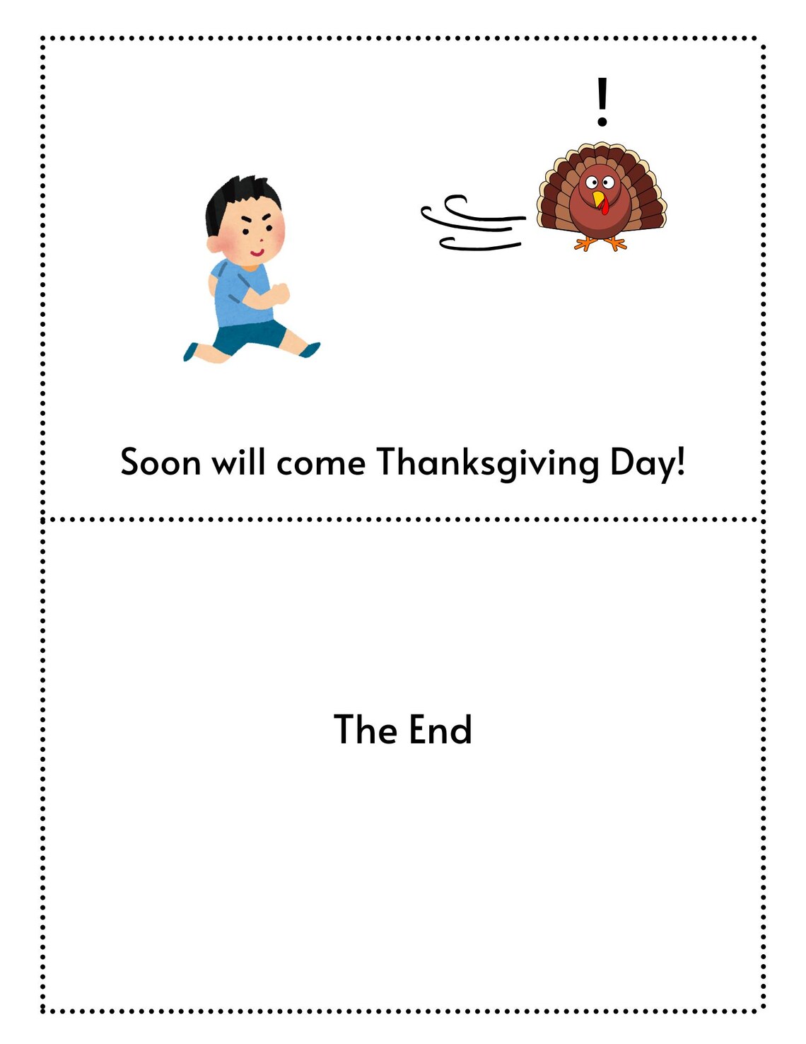 Five Little Turkeys Thanksgiving Poem Emergent Reader Book for ...