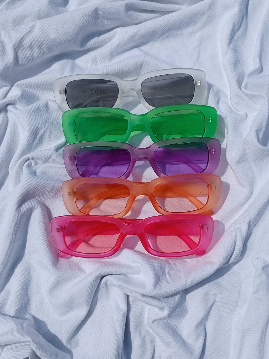 Jelly Frame Sunglasses 90's Trend - Etsy