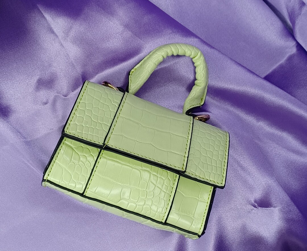 Daphne Faux Crocodile Skin Mini Handbag - Etsy