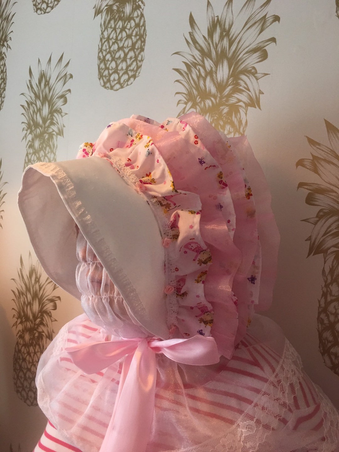 Sissy Maid Adult Baby Frilly Bonnet Nimporte quelle couleur - Etsy France