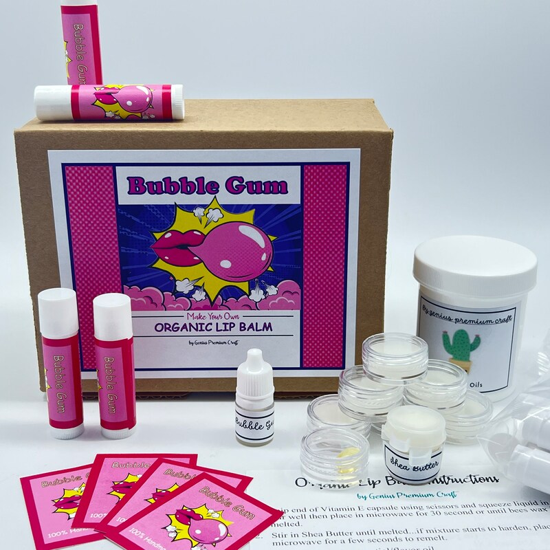 Diy Lip Balm Kit - Etsy