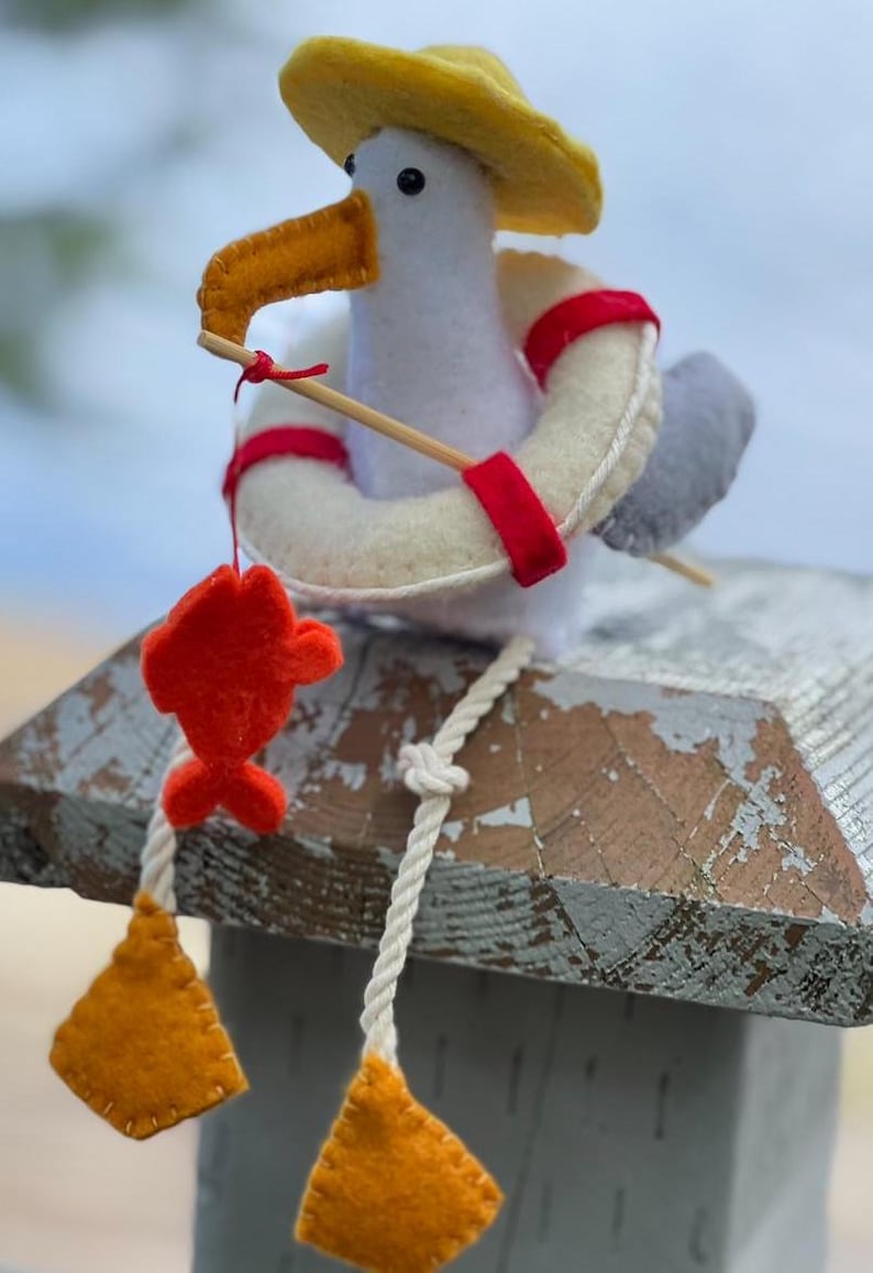 SEAGULL Fishing Sewing Pattern - Etsy