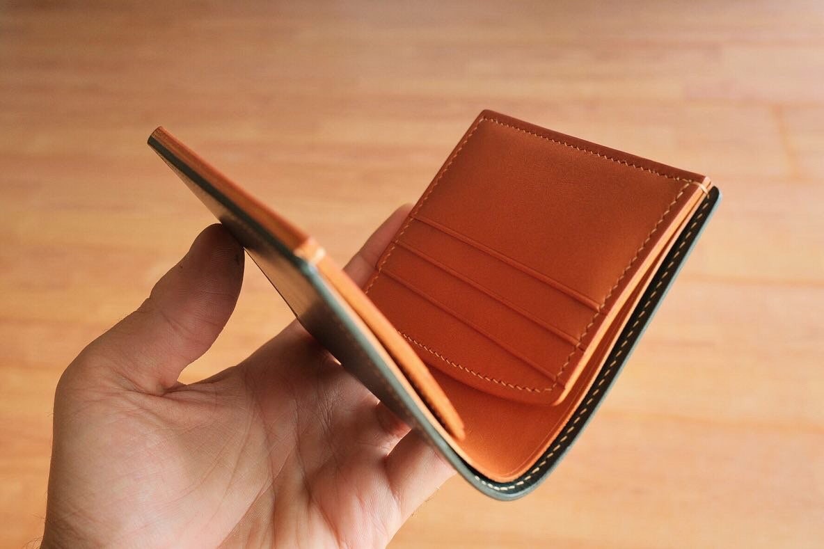 Vertical Bifold Wallet / Full Grain Billfold Wallet - Etsy