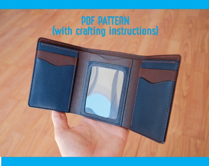 Mr. Banks A Tri-fold Wallet PDF Pattern - Etsy