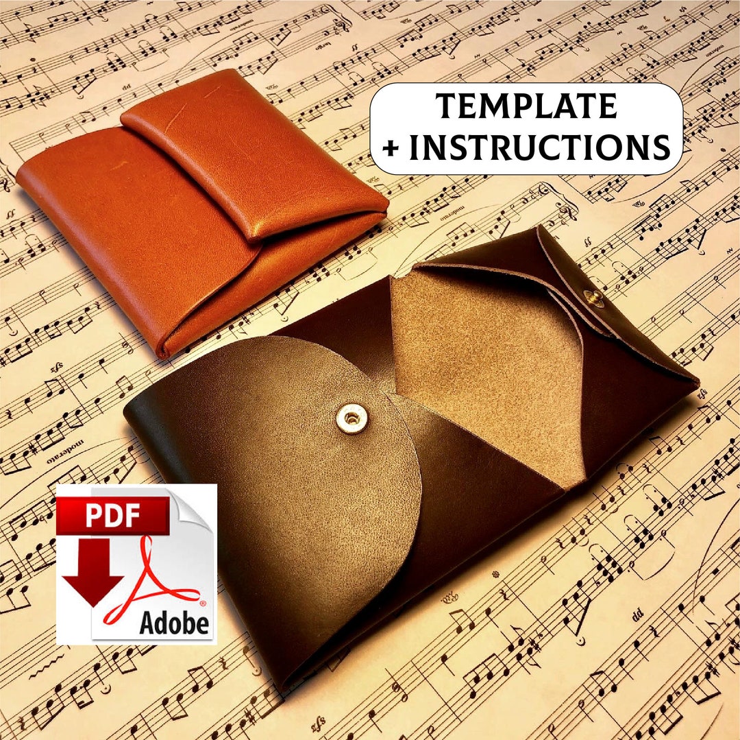 Minimalist Origami Wallet / Coin Wallet Digital Template - Etsy