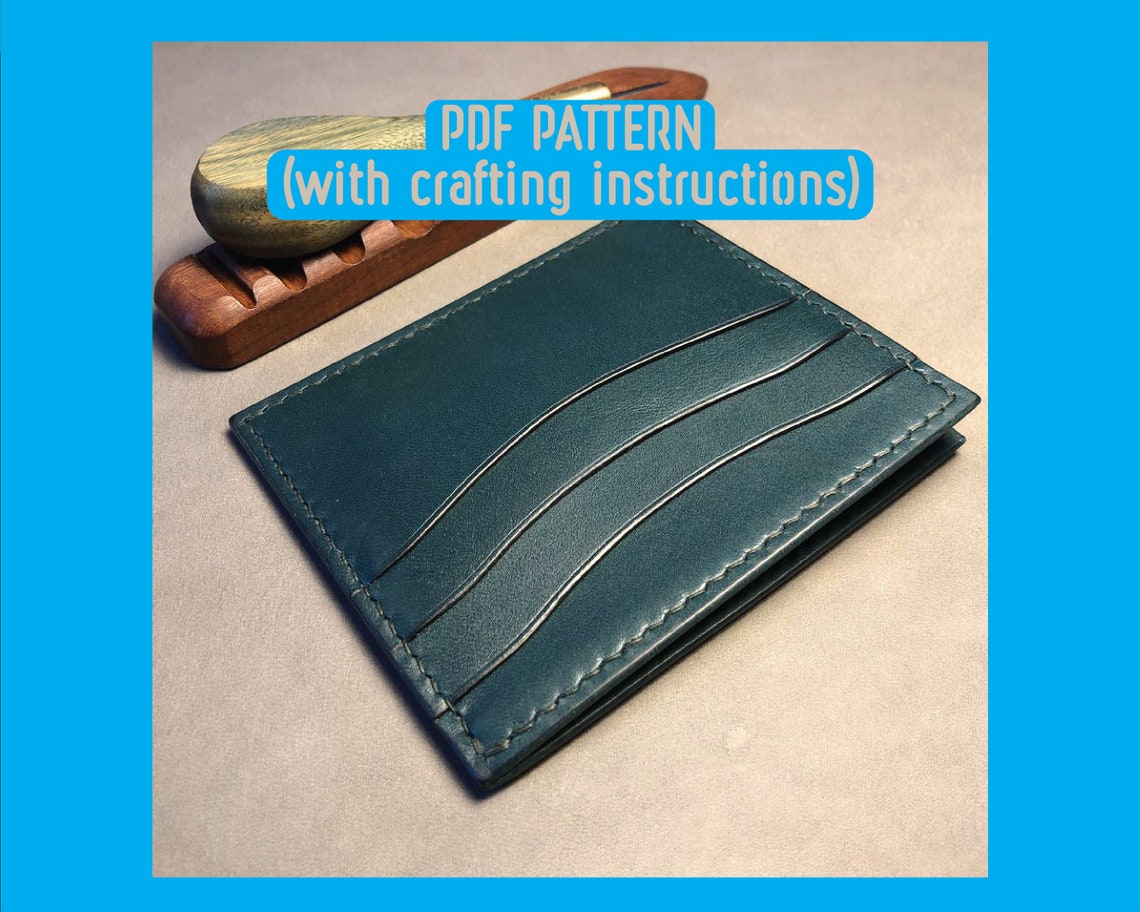 Minimalist Card Wallet Digital Template File Not the - Etsy