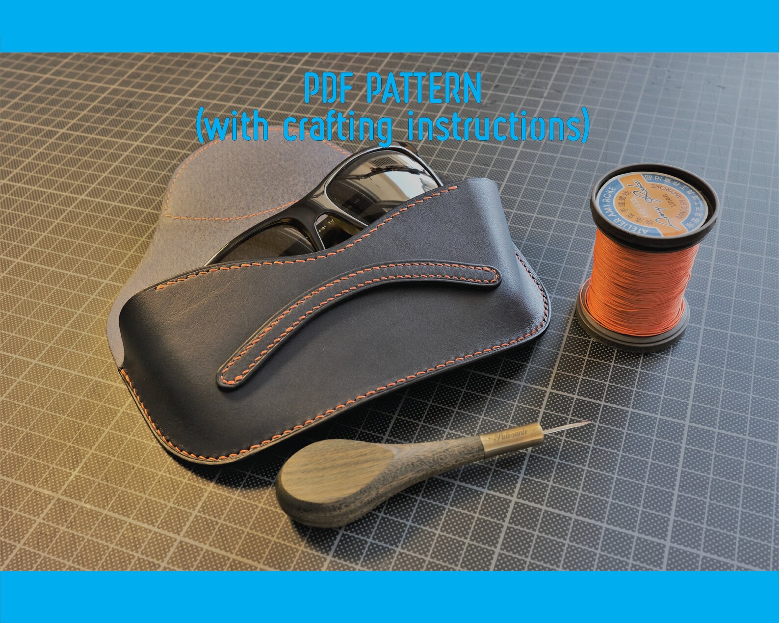 Leather Sunglasses Case Pattern / DIY Sunglasses Case From - Etsy