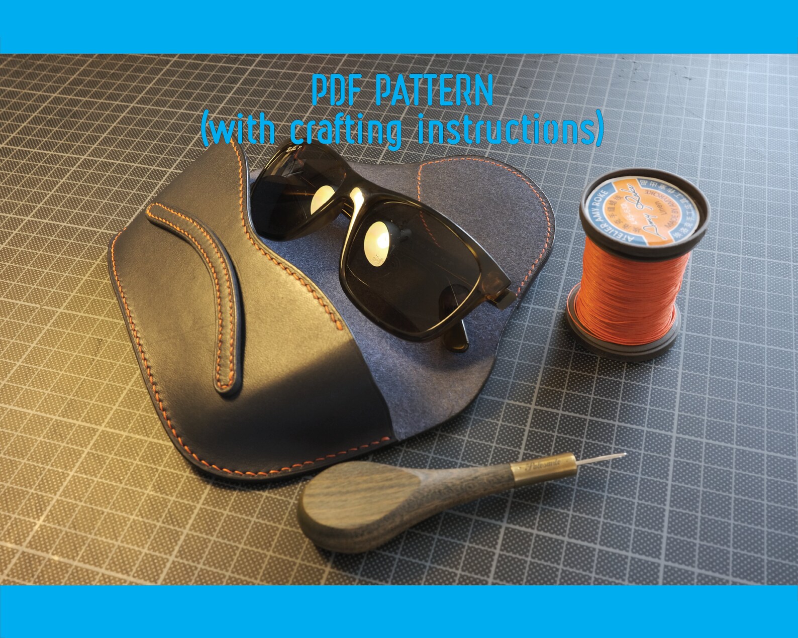 Leather Sunglasses Case Pattern / DIY Sunglasses Case From | Etsy