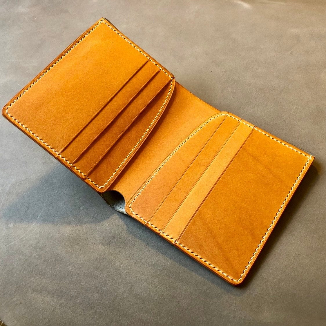 Vertical Bifold Wallet / Full Grain Billfold Wallet - Etsy