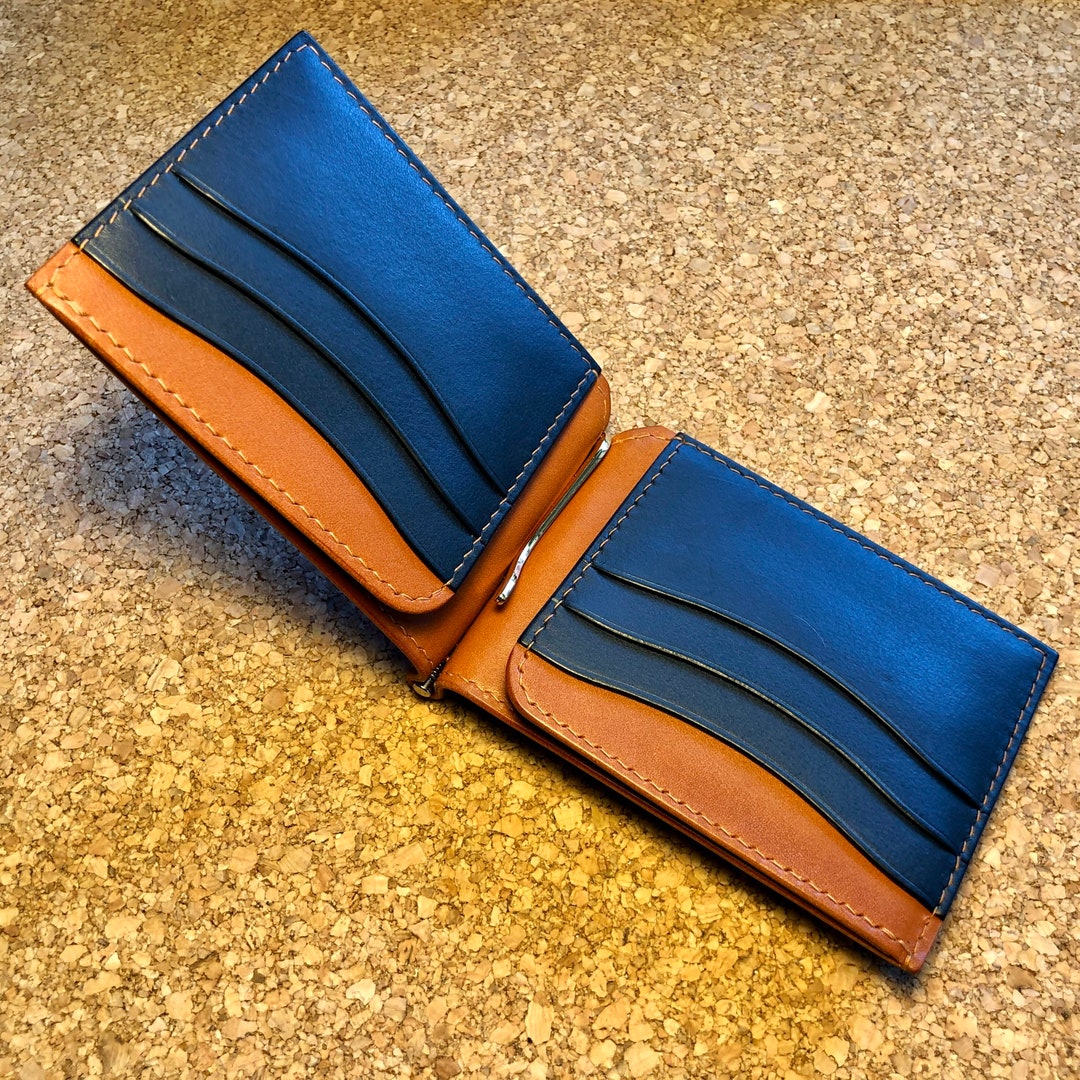 Money Clip Wallet #2 - Duo Colors. - Etsy