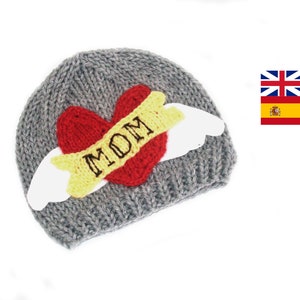 Rocker Hat Knitting Pattern for Babies and Toddlers - ENGLISH and ...